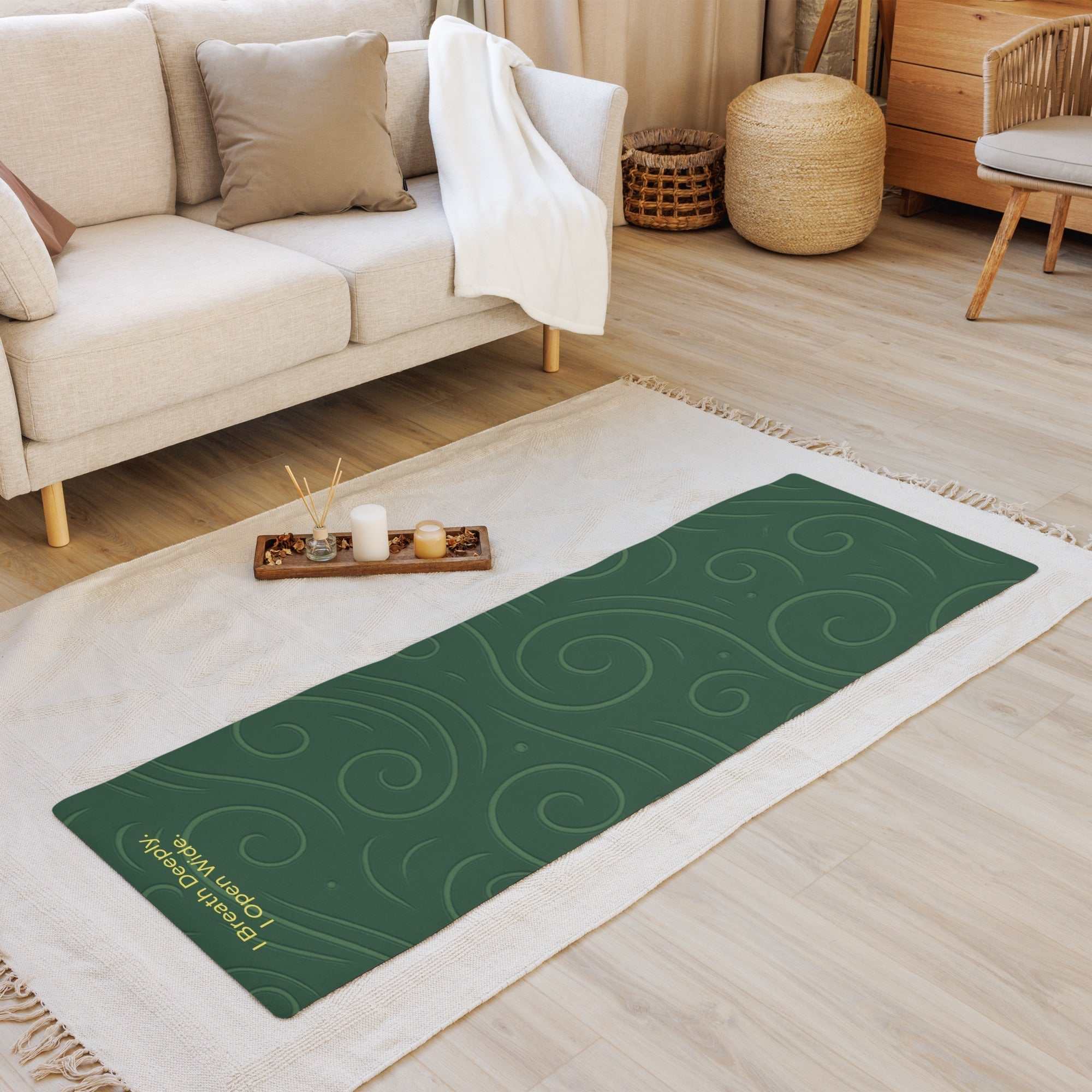 Air Element Heart Chakra Yoga Mat for Meditation and Exercise – Norda